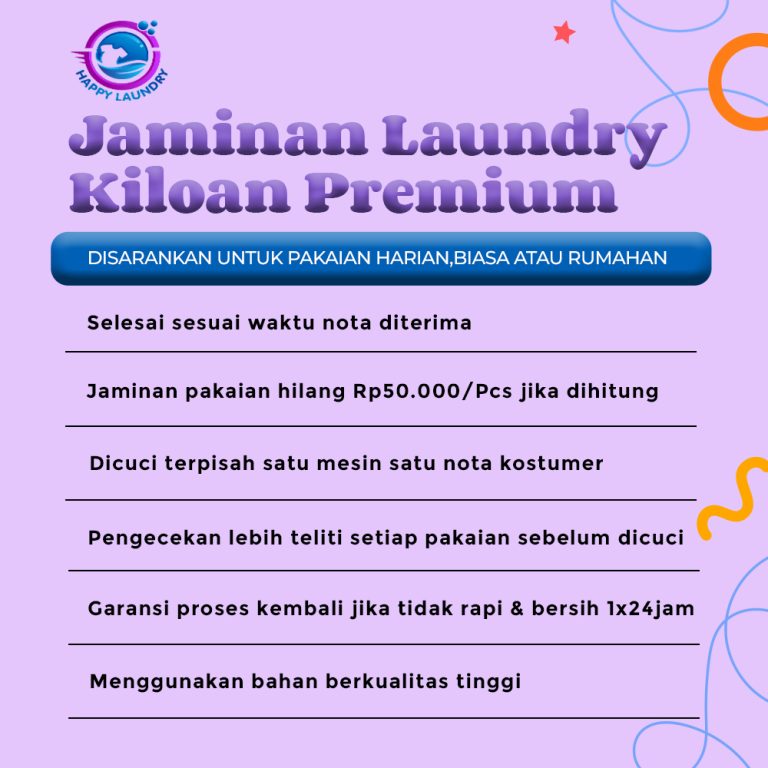 List Harga - Happy Laundry