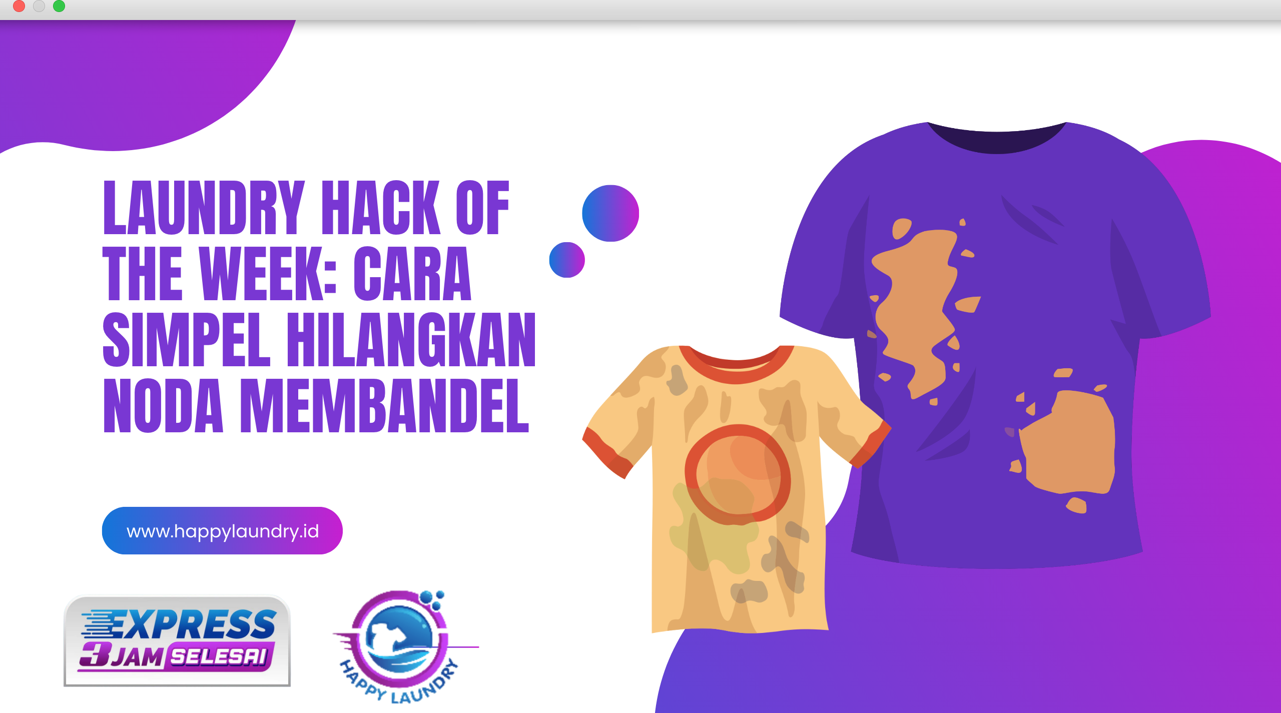 Happy Laundry: Solusi Praktis untuk Cucian Bersih dan Wangi di Jakarta ...